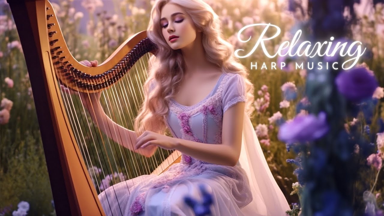 Harp Music For Meditation - Beautiful Harp Music For Relaxation - Harp ...