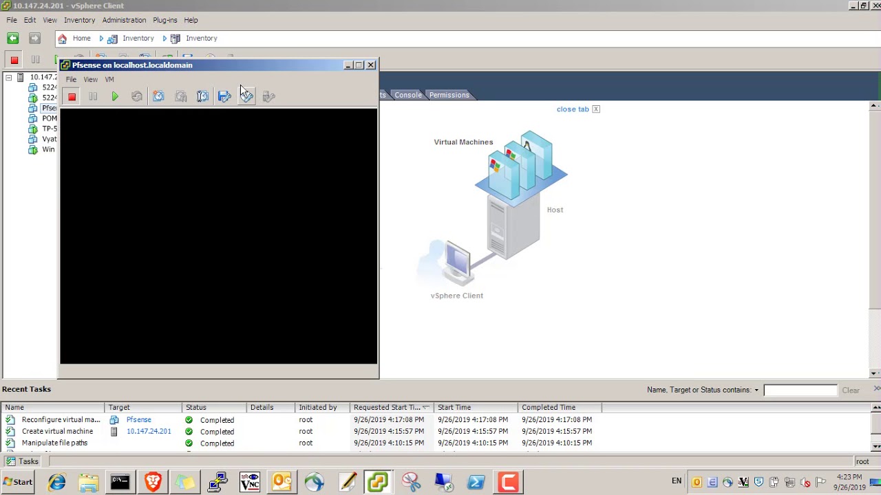 Pfsense tutorial: How to install pfsense on esxi 5 5 - YouTube