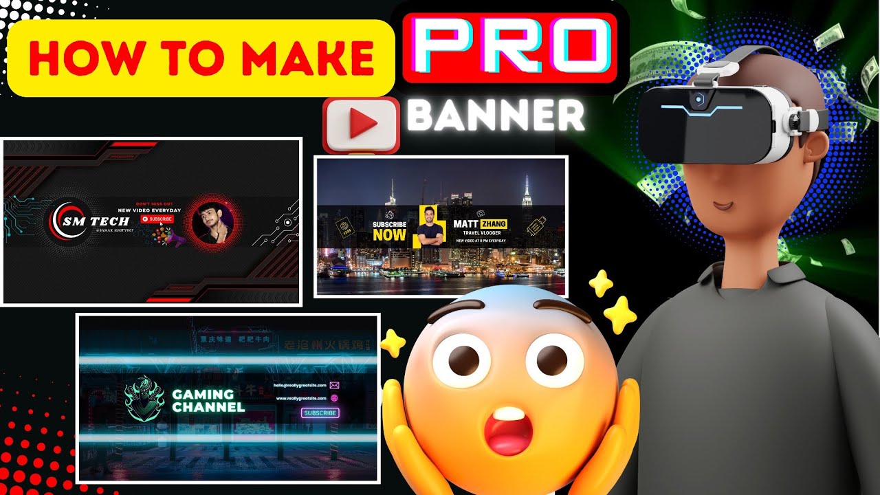 How To Make Youtube Channel Banner Ai - YouTube
