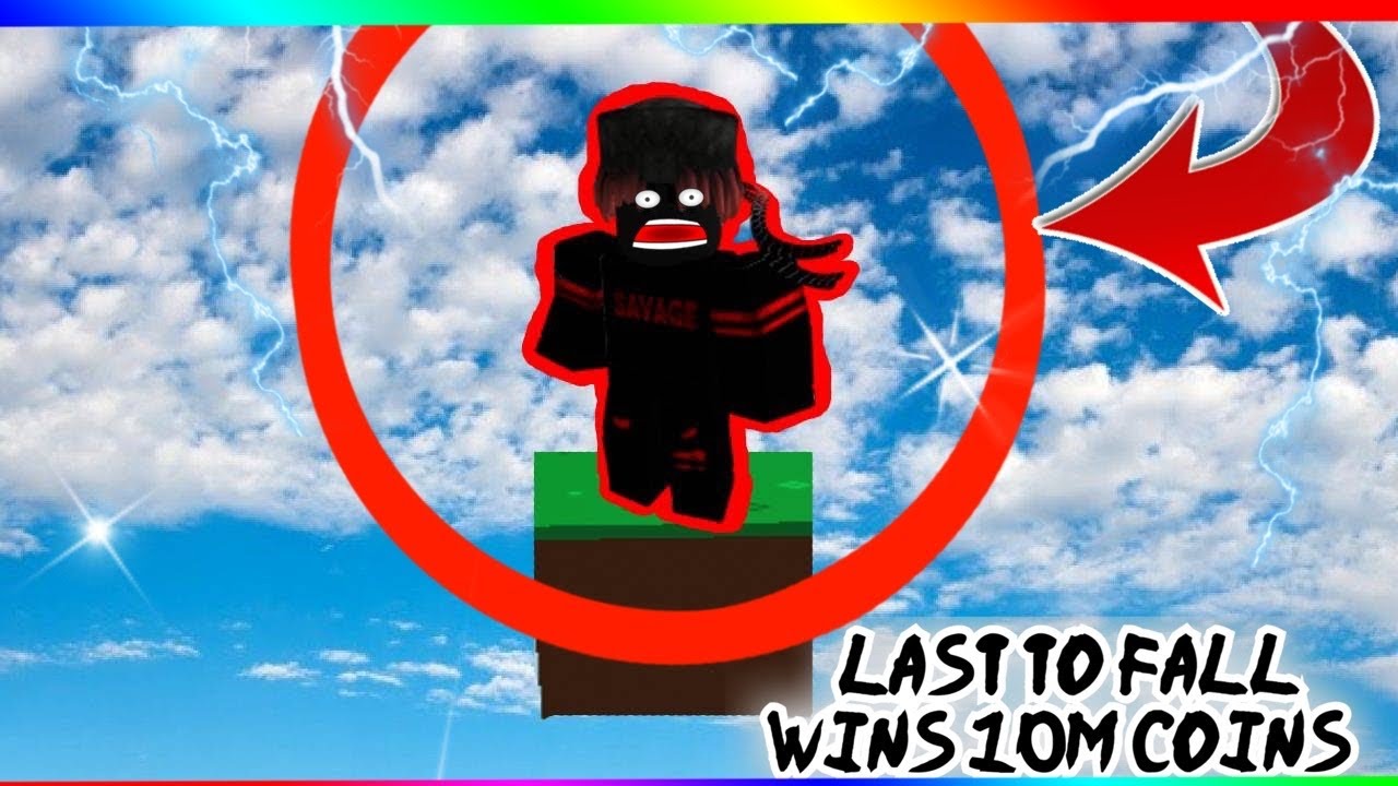 Last To Fall Wins 10M Coins.... - YouTube