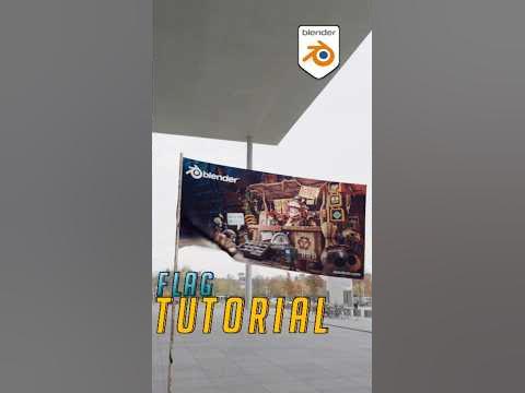 flag animation tutorial blender short #shorts#blendershorts#3danimation @blendermania9971 - YouTube