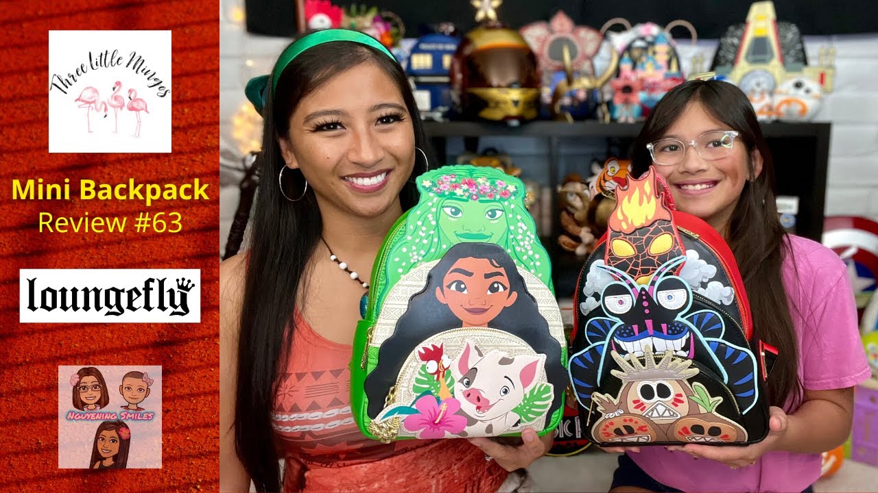 Three Little Mingos - Moana exclusives | Loungefly Mini Backpack review ...