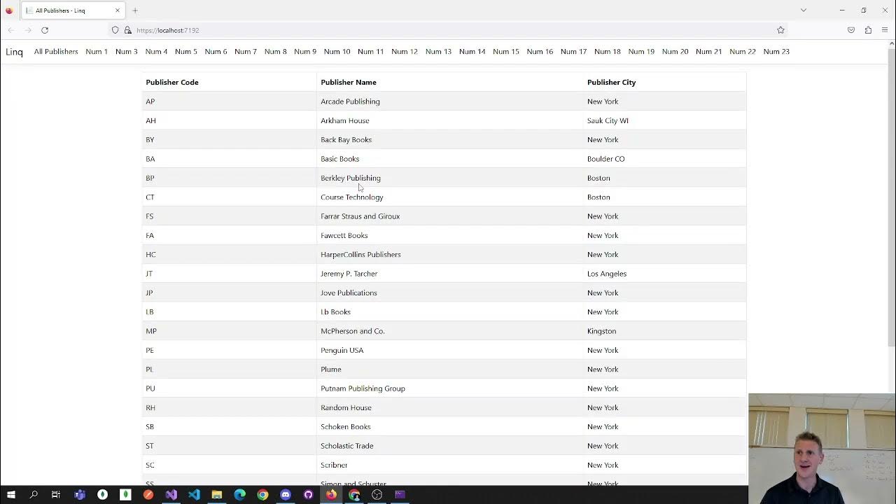 LINQ Queries with Multiple Tables - YouTube