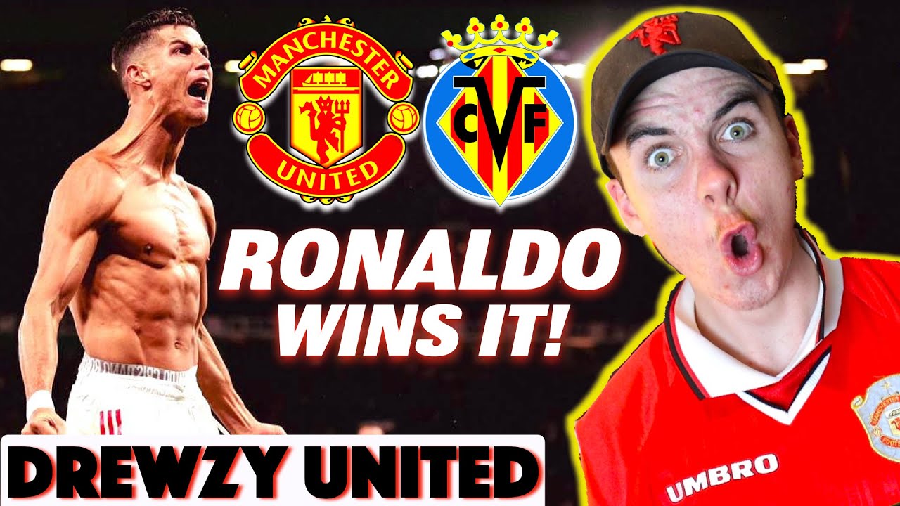 RONALDO EXTRA TIME GOAL WINS MANCHESTER UNITED CHAMPIONS LEAGUE GAME vs ...