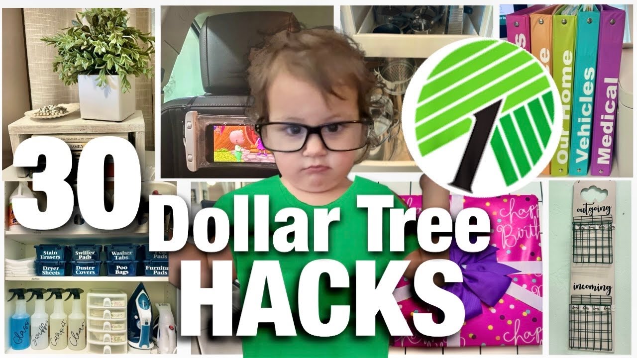 30 * ALL NEW * DOLLAR TREE HOME HACKS YOU NEED TO SEE!! - YouTube