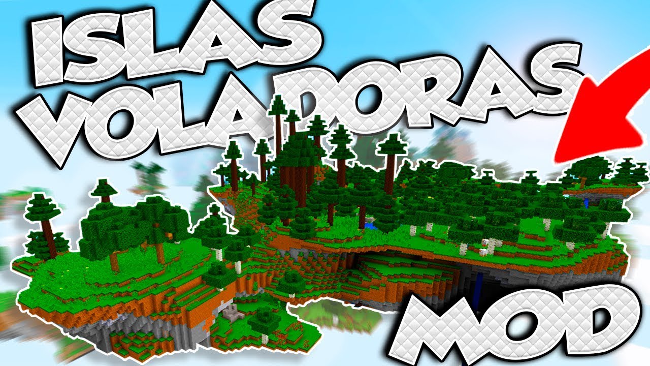 🚨¡ISLAS VOLADORAS MOD! | ¡ISLAS FLOTANTES POR TODOS LADOS! | SKY ...