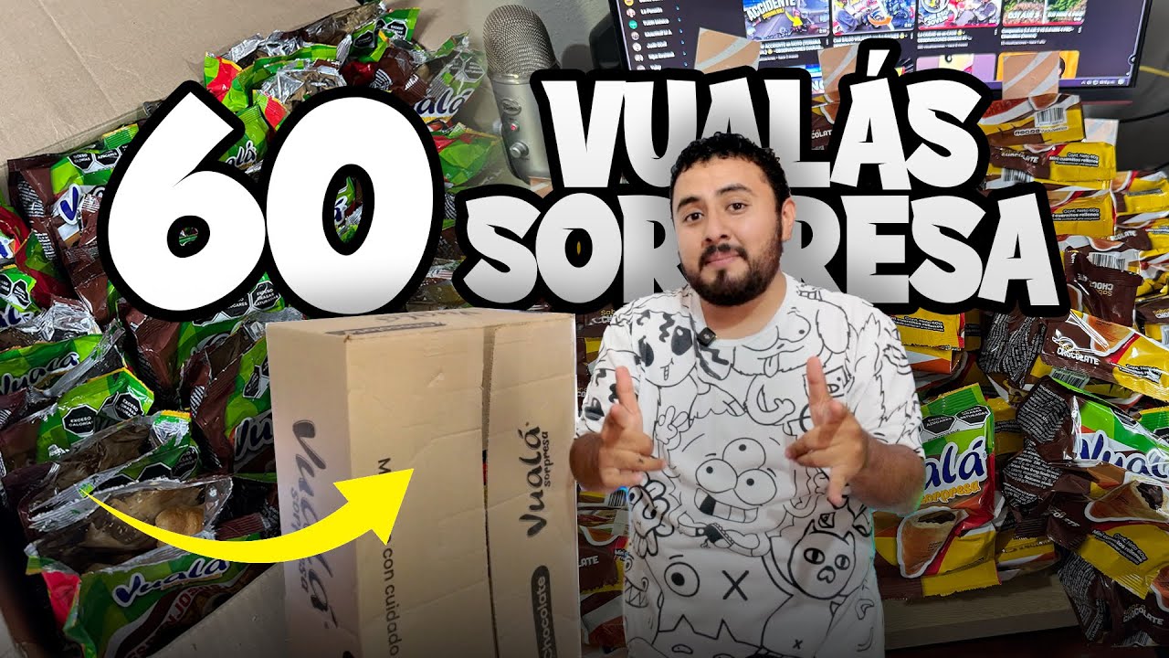 Abriendo UNA CAJA COMPLETA de Vualá Sorpresa / Chavo del 8 @vualamexico ...