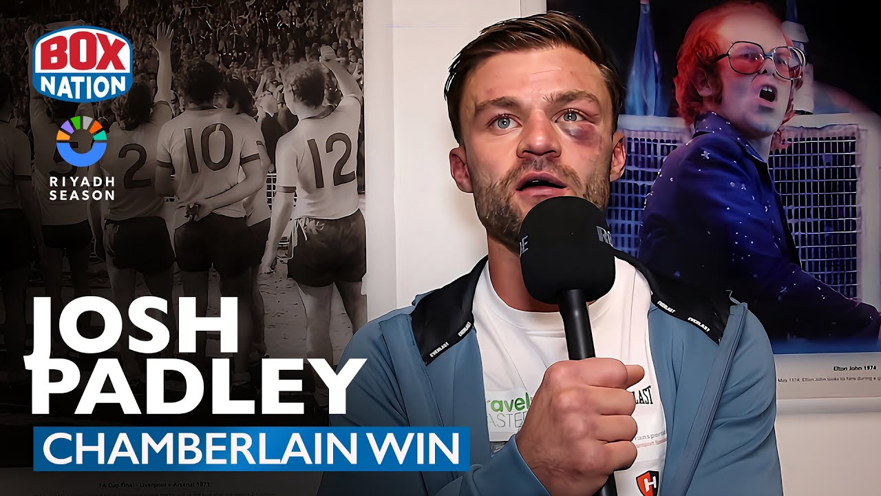 Josh Padley EMOTIONAL After Shock Win Over Mark Chamberlain - YouTube