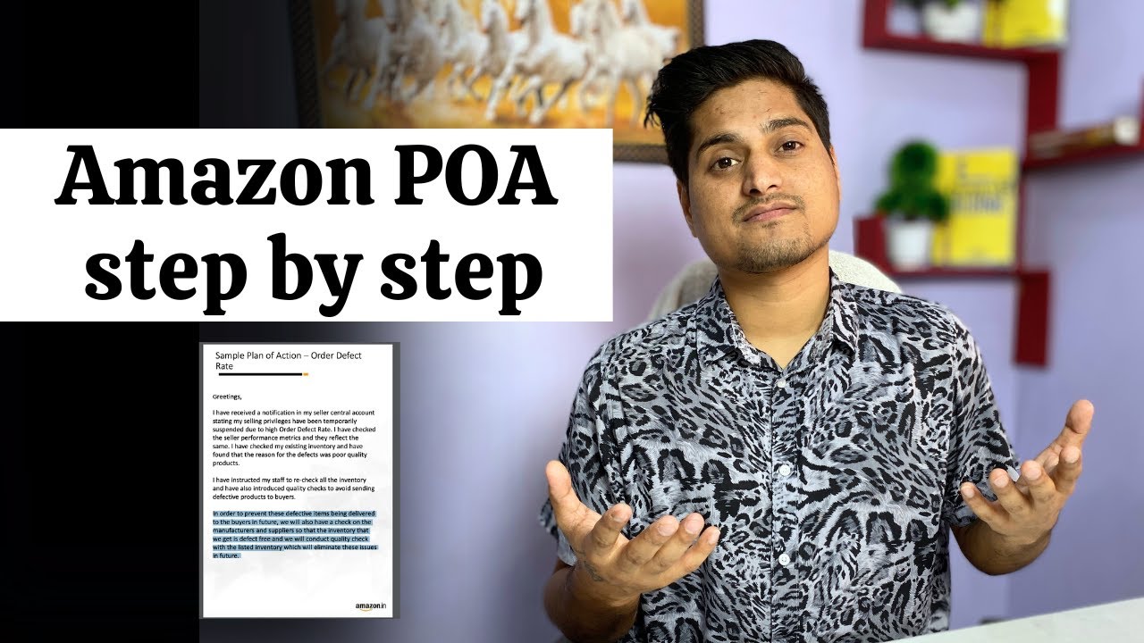 How To Write An Effective POA On Amazon for high ODR, Account suspended ...