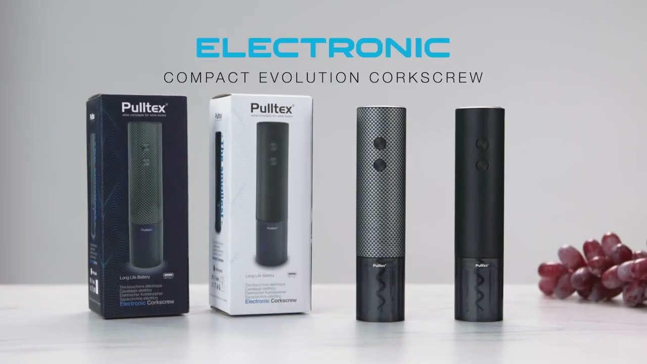 Electronic Corkscrew | Pulltex - YouTube