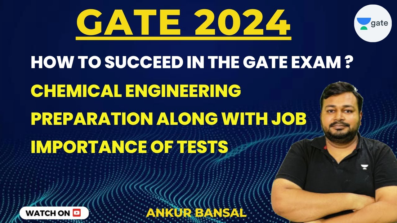 How to Succeed in the GATE exam ? Chemical Engineering | Preparation ...