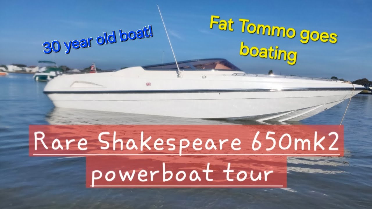 Boat Tour: My RARE and SPECIAL classic British powerboat Shakespeare ...
