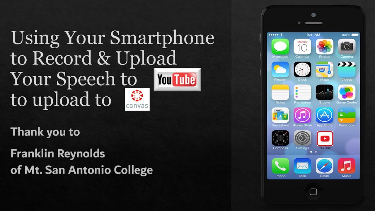 Recording Posting A Video To Canvas by Way Of YouTube YouTube recording-posting-a-video-to-canvas-by-way-of-youtube-youtube