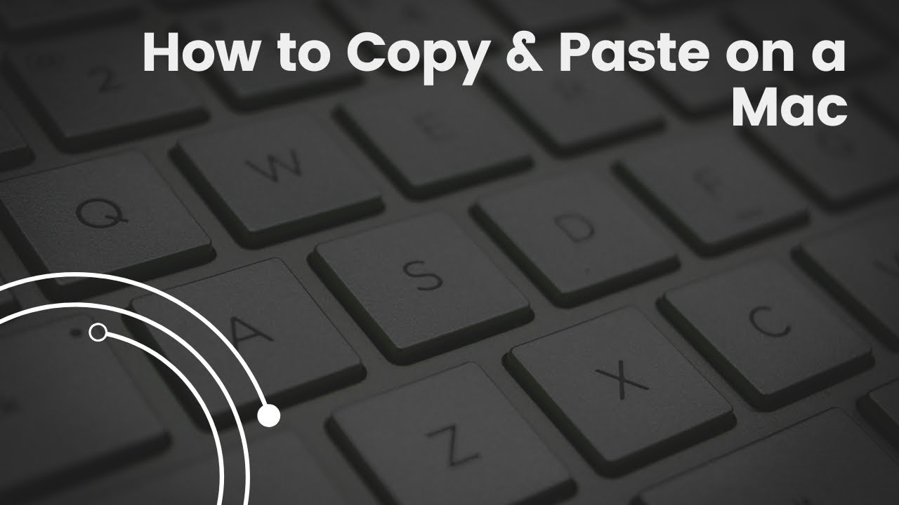 How to Copy & Paste on a Mac (MacBook M2) - YouTube