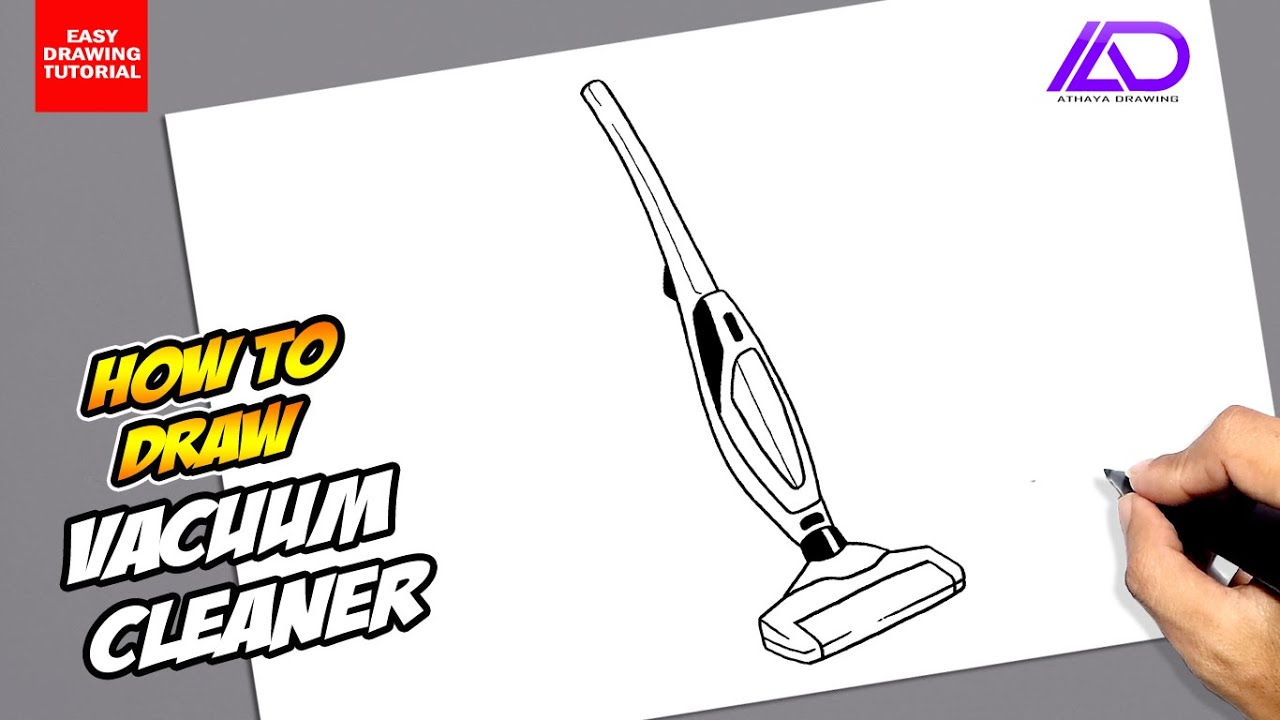 How to draw Cordless Vacuum Cleaner - YouTube