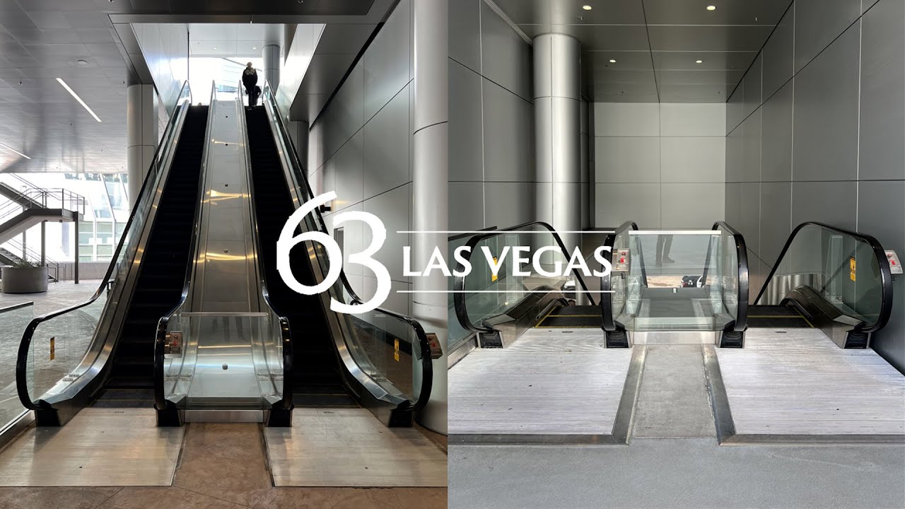 New OTIS Medium-File Escalators - 63 CityCenter - Las Vegas, NV - YouTube