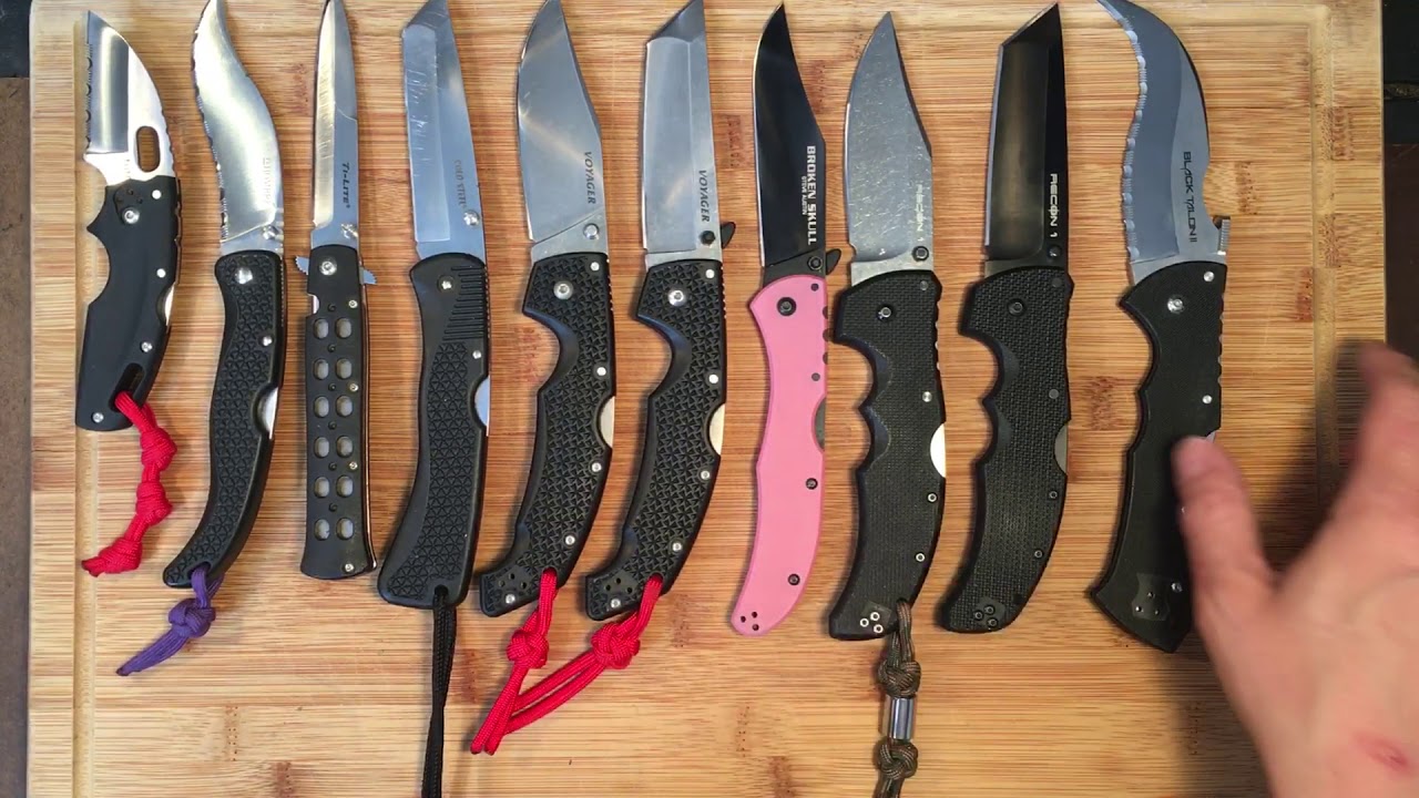 Cold Steel Collection: Folding Knives - YouTube