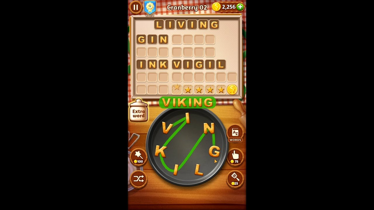 Word Cookies Cranberry Levels 1-10 - Celebrity Chef Answers - YouTube