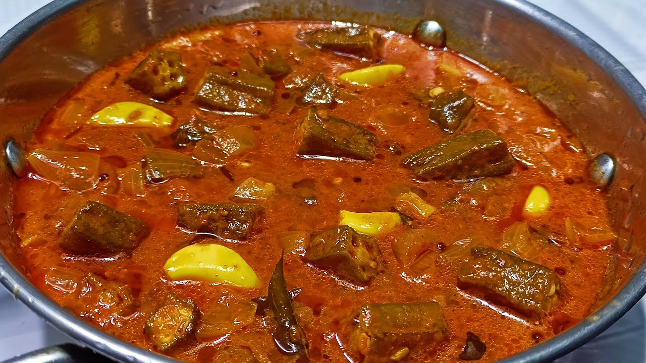 ಮಧ್ಯಾಹ್ನ ಊಟಕ್ಕೆ ಬೆಂಡೆಕಾಯಿ ಹುಳಿ ಸಾರು | OKRA SAMBAR RECIPE | VENDAKKAI ...