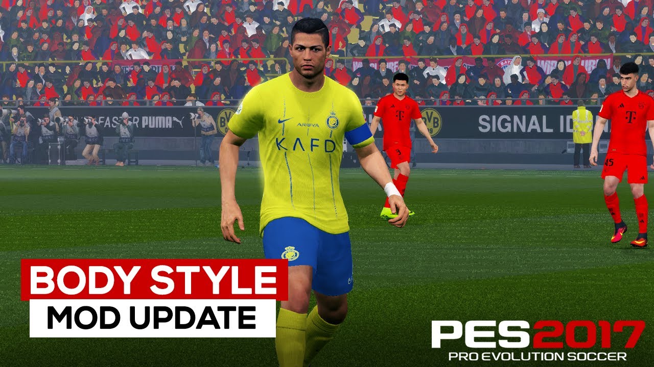 PES 2017 BODY STYLE MOD 2025 UPDATE - YouTube