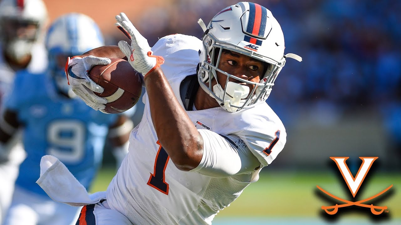 Virginia RB Jordan Ellis Sets Career-Highs in Win vs. UNC - YouTube