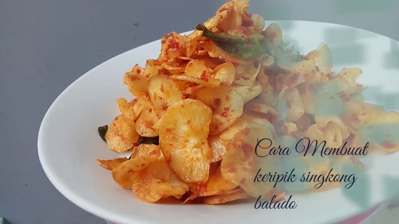 Cara membuat keripik ubi balado renyah & gurih - YouTube