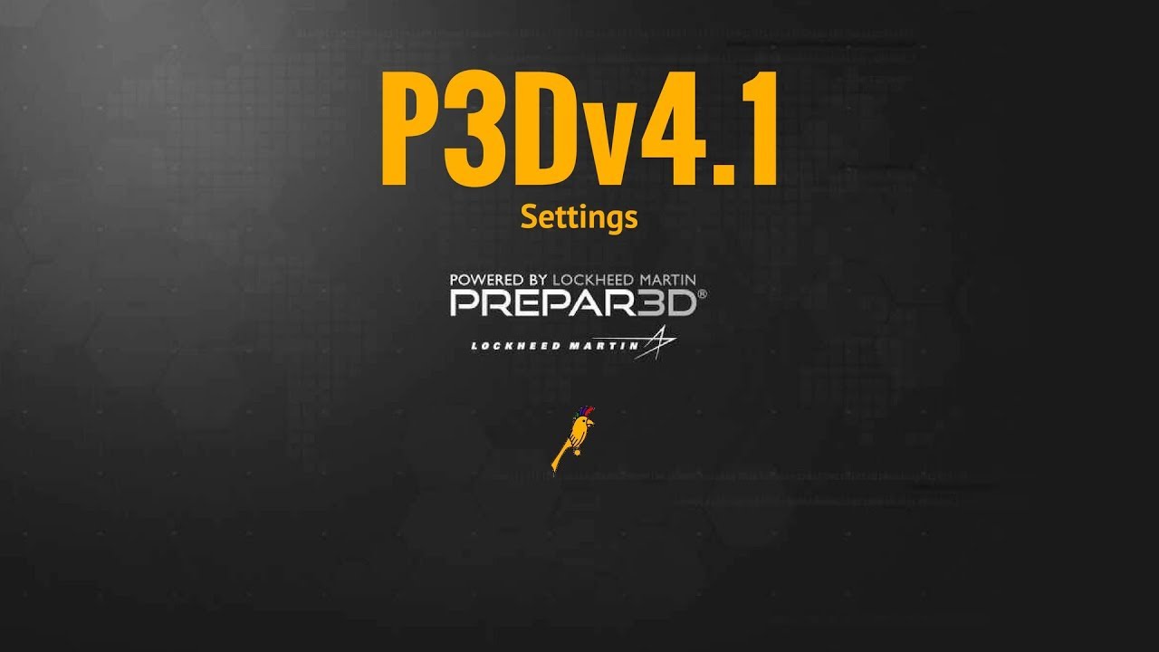 P3D V4.1 settings - YouTube