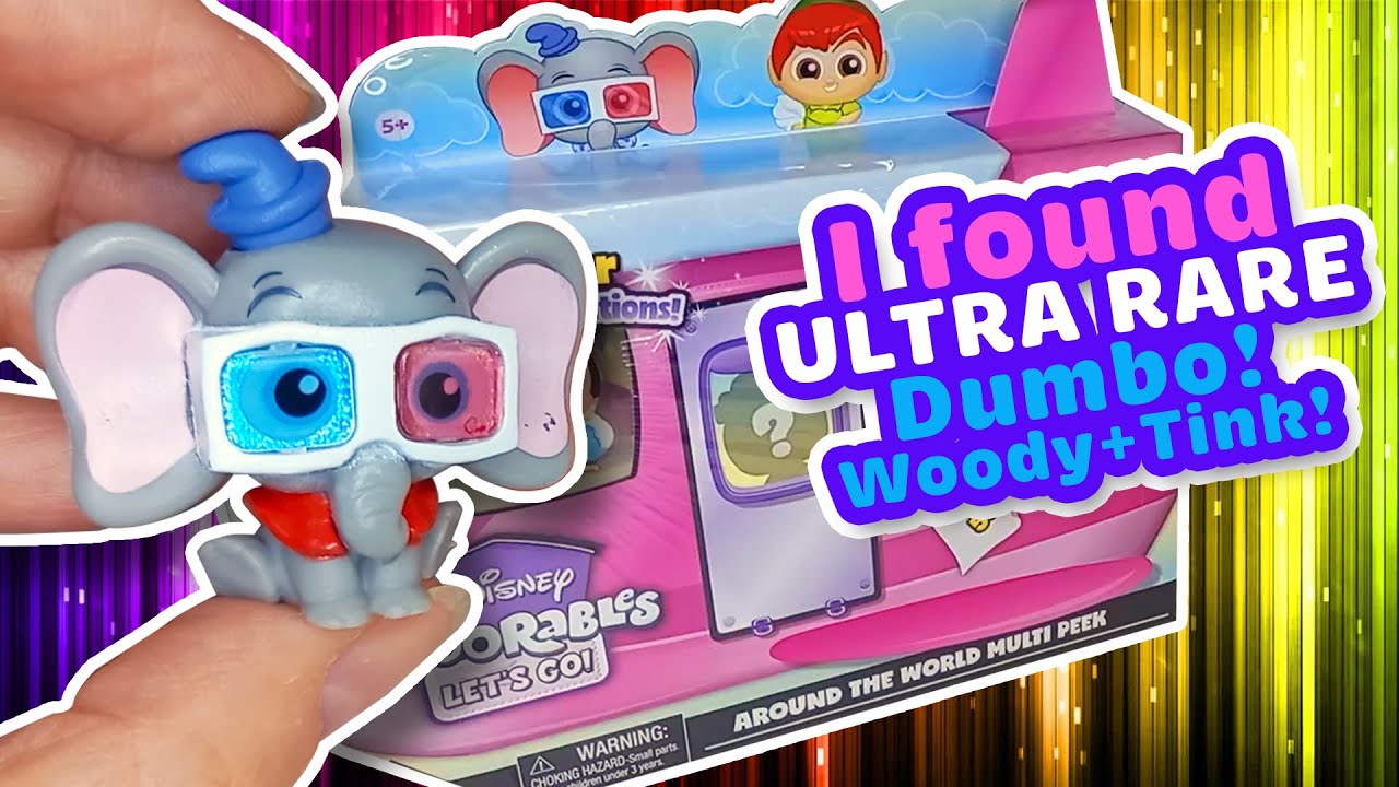 ULTRA RARE Dumbo, Tinkerbell, Woody | Lets Go Around The World | Disney ...