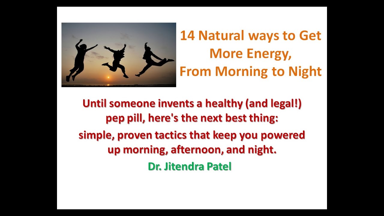 Health Video: 14 natural ways to get more energy - YouTube