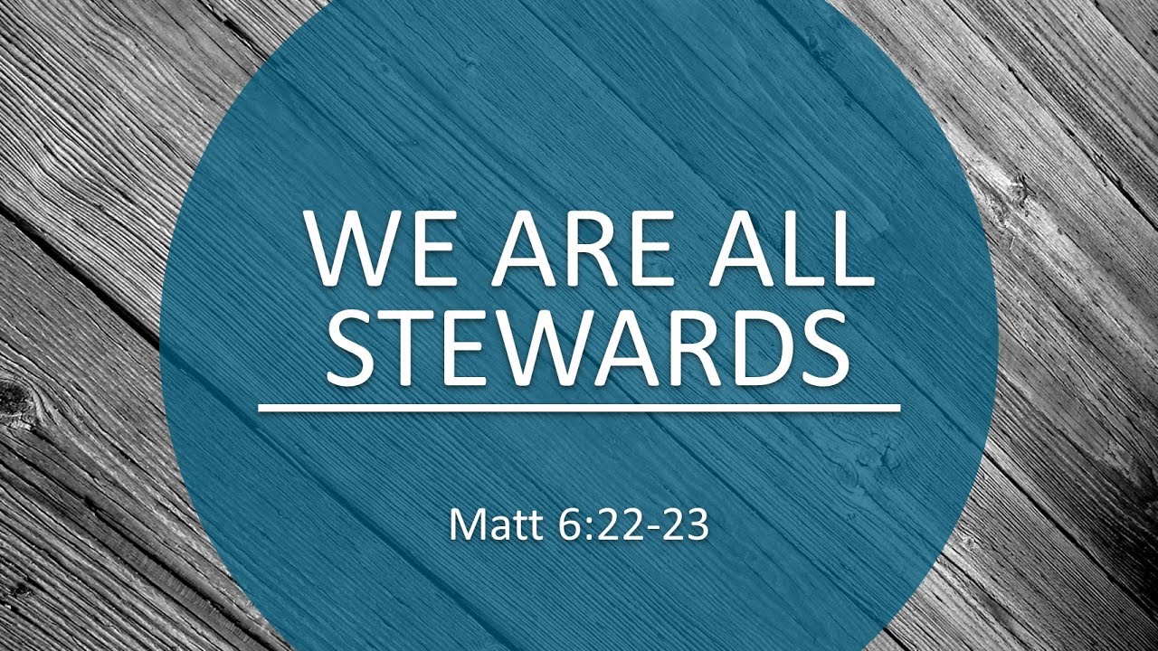 We Are All Stewards - Lucas Rutherford (14/07/24) - YouTube