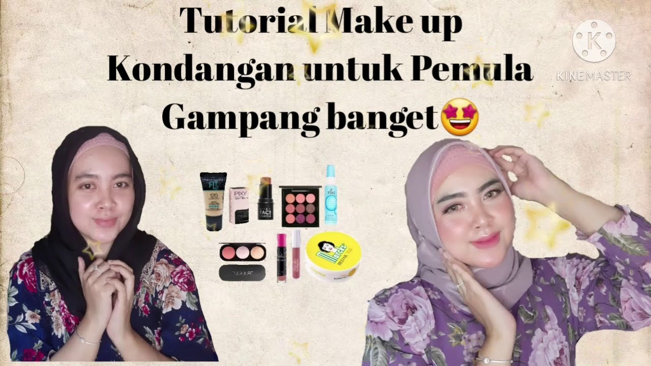 Tutorial Make up kondangan Pemula || Make up simple acara formal🤗🤩 ...