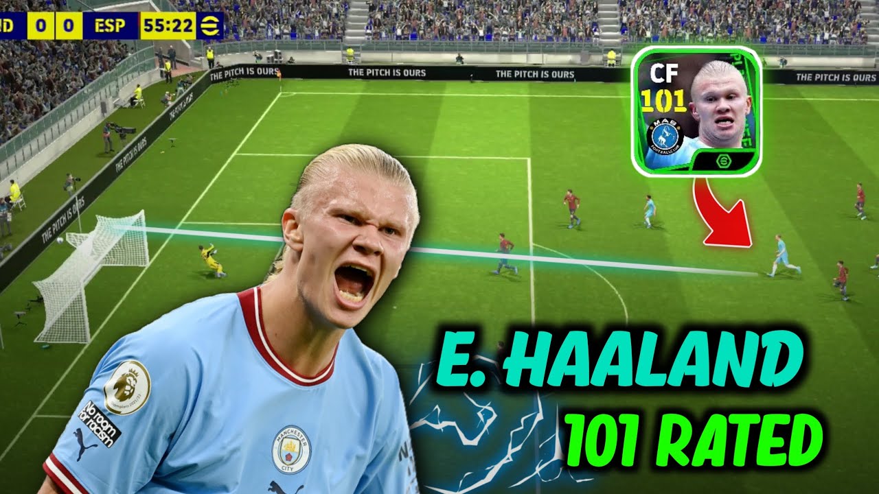 New 101 Rated POTW Haaland is an Animal 🥵 in eFootball 2024 | Weird ...