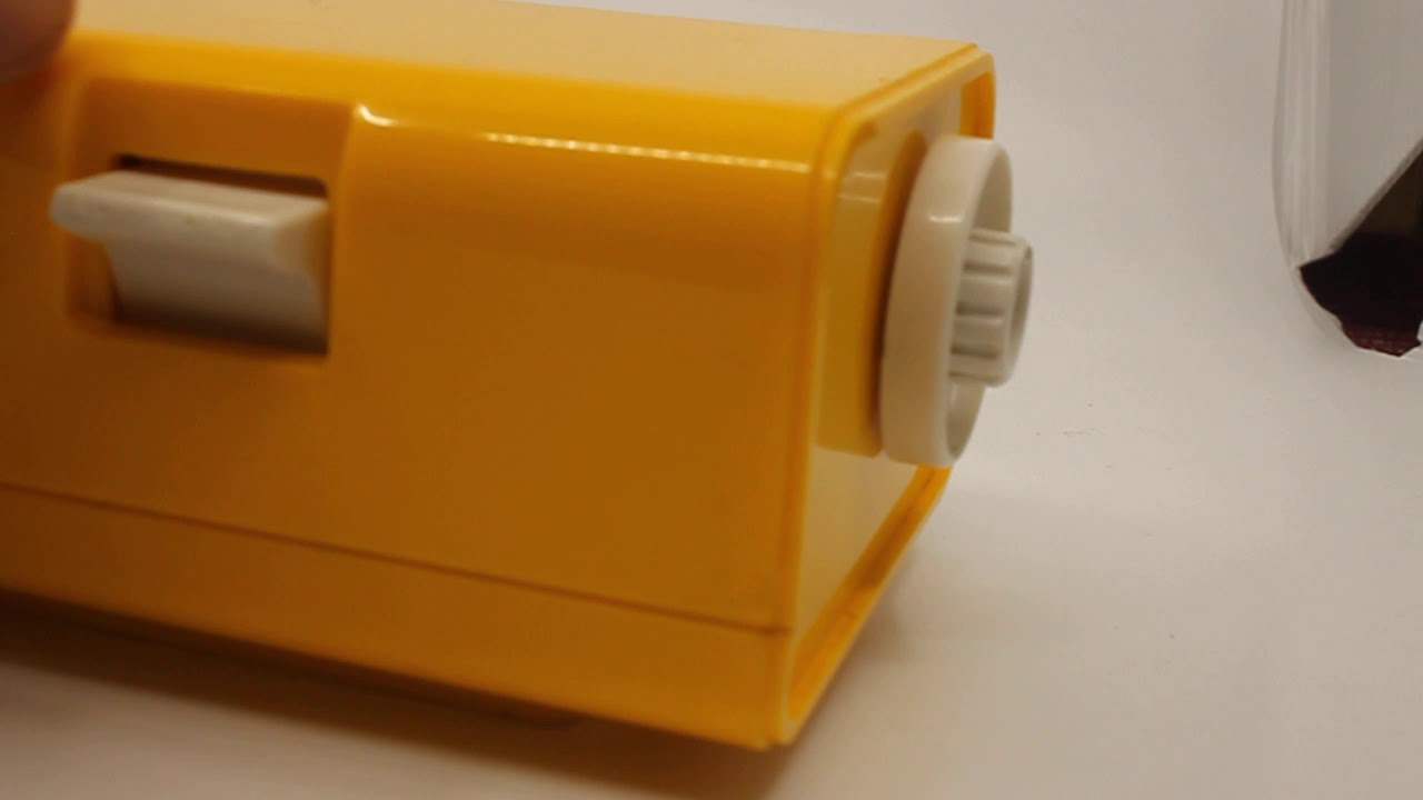 Bright yellow Kentech 70s Flip-alarm-clock - YouTube
