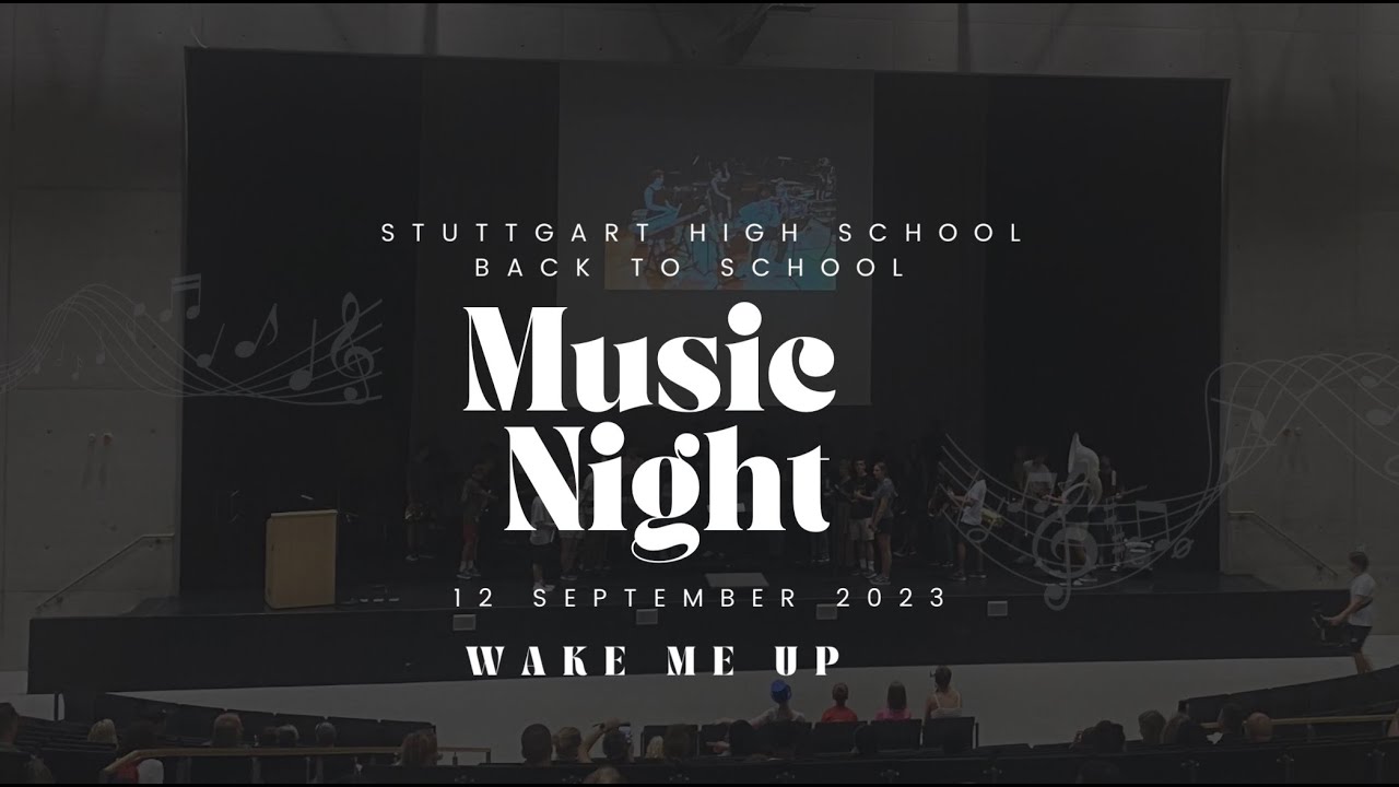 Wake Me Up - Stuttgart High School Back to School Music Night - YouTube