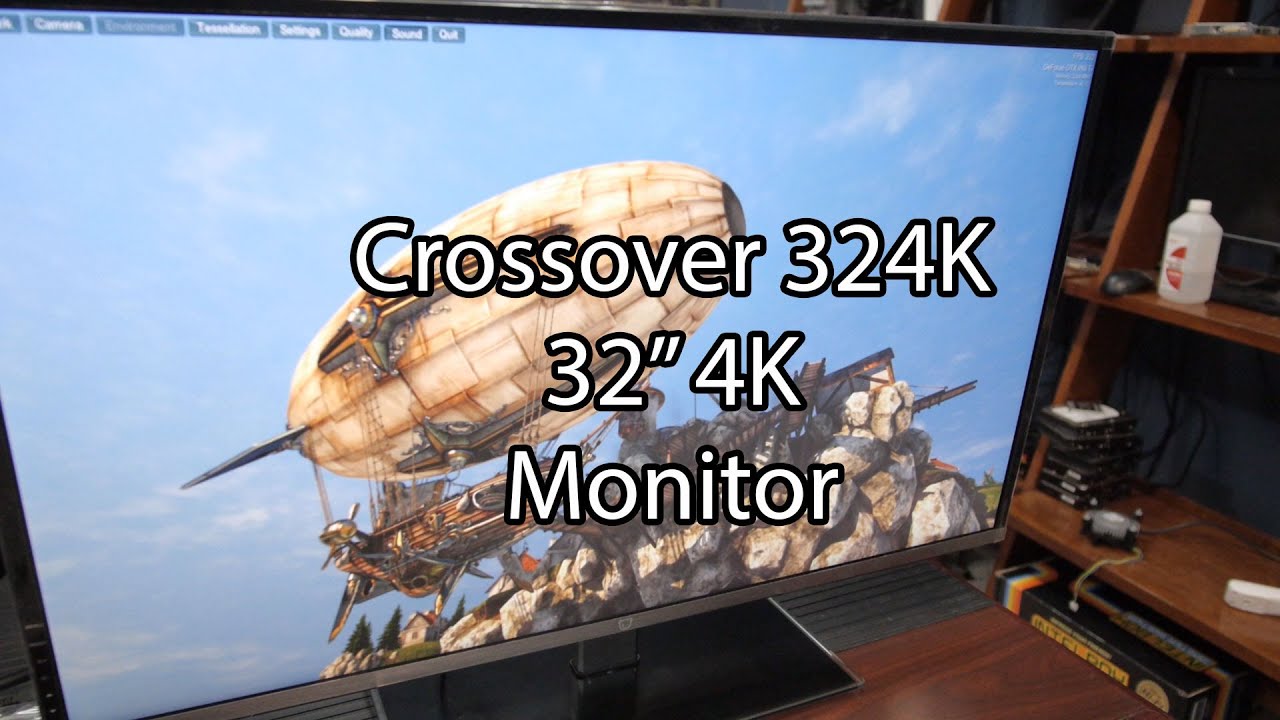 Crossover 324K 32 inch 4K Monitor Review - YouTube