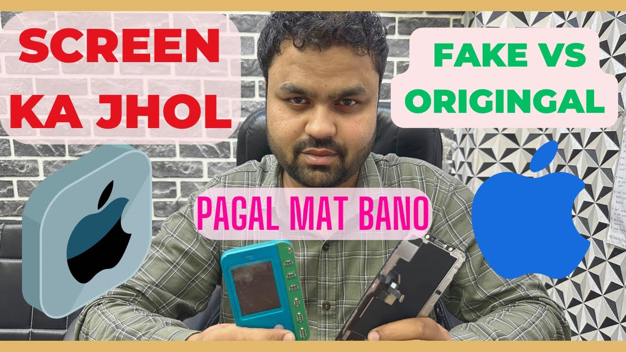 iPhone Screen Jhol Fake Vs Original GX| Truetone | Worlds 1st Video of ...