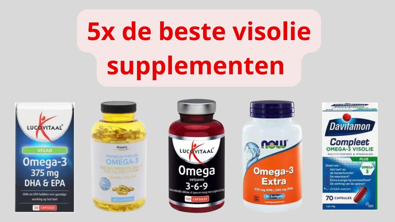 De 5 Beste Omega 3 Visolie Supplementen (Getest) - YouTube