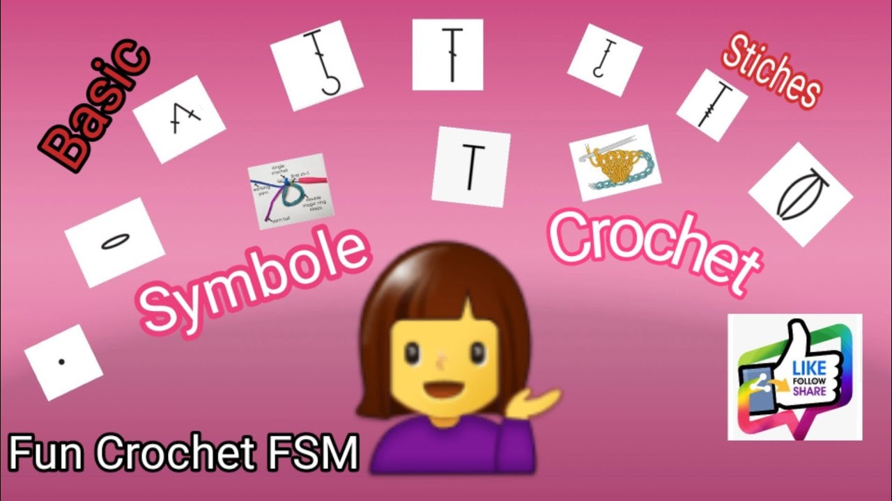Crochet Terminology / How to read Symbols - YouTube
