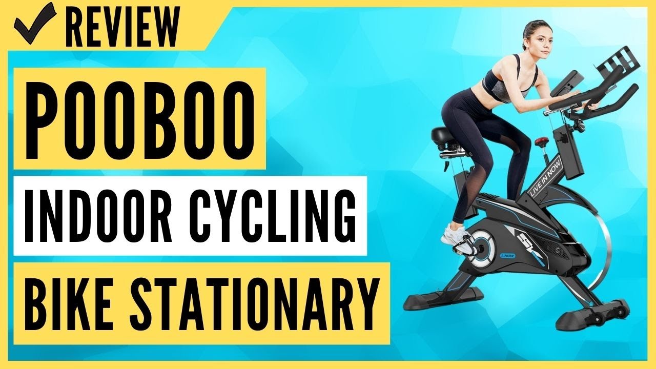 Pooboo Indoor Cycling Bike Belt Drive Exercise Bike Stationary Review ...