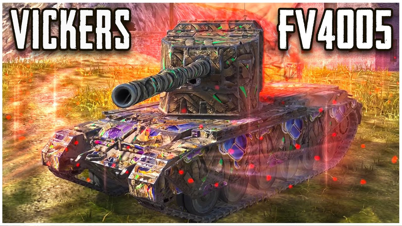 UPRISING FV4005 & Vickers Light WoT Blitz | Gameplay Episode - YouTube