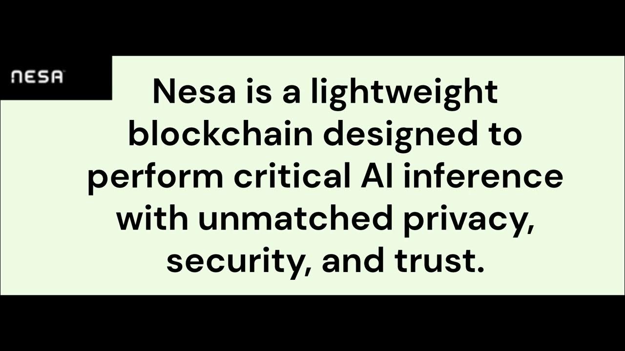 #Nesa L1 AI @nesaorg. - YouTube