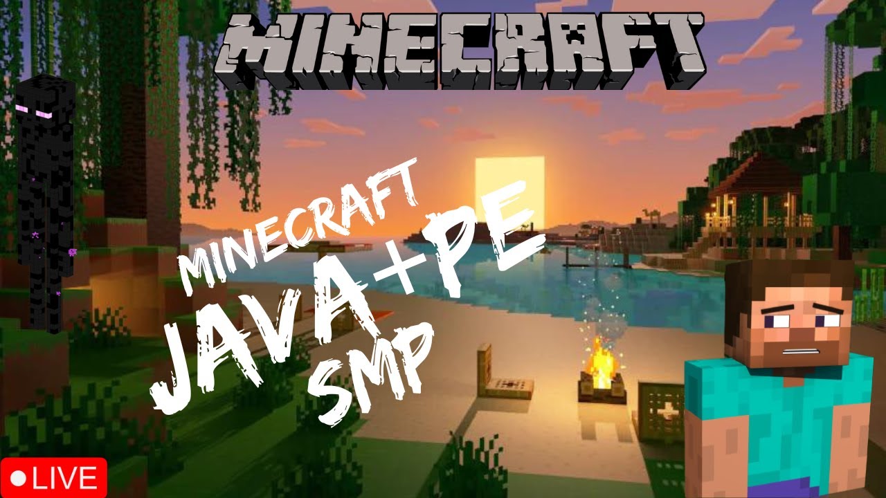 MCPE+JAVA🔴MINECRAFT LIVE STREAM INDIA || SMP 24*7 ONLINE || JOIN ME ...