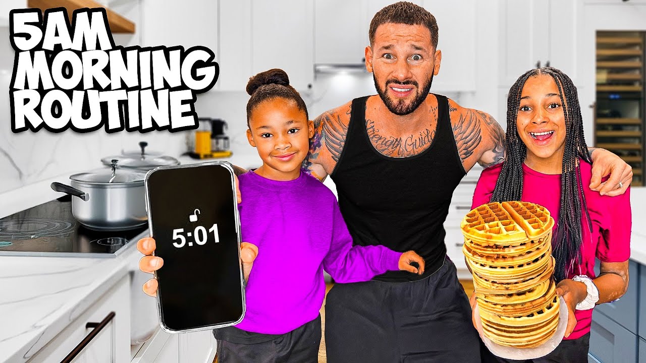 5AM SCHOOL MORNING ROUTINE - YouTube