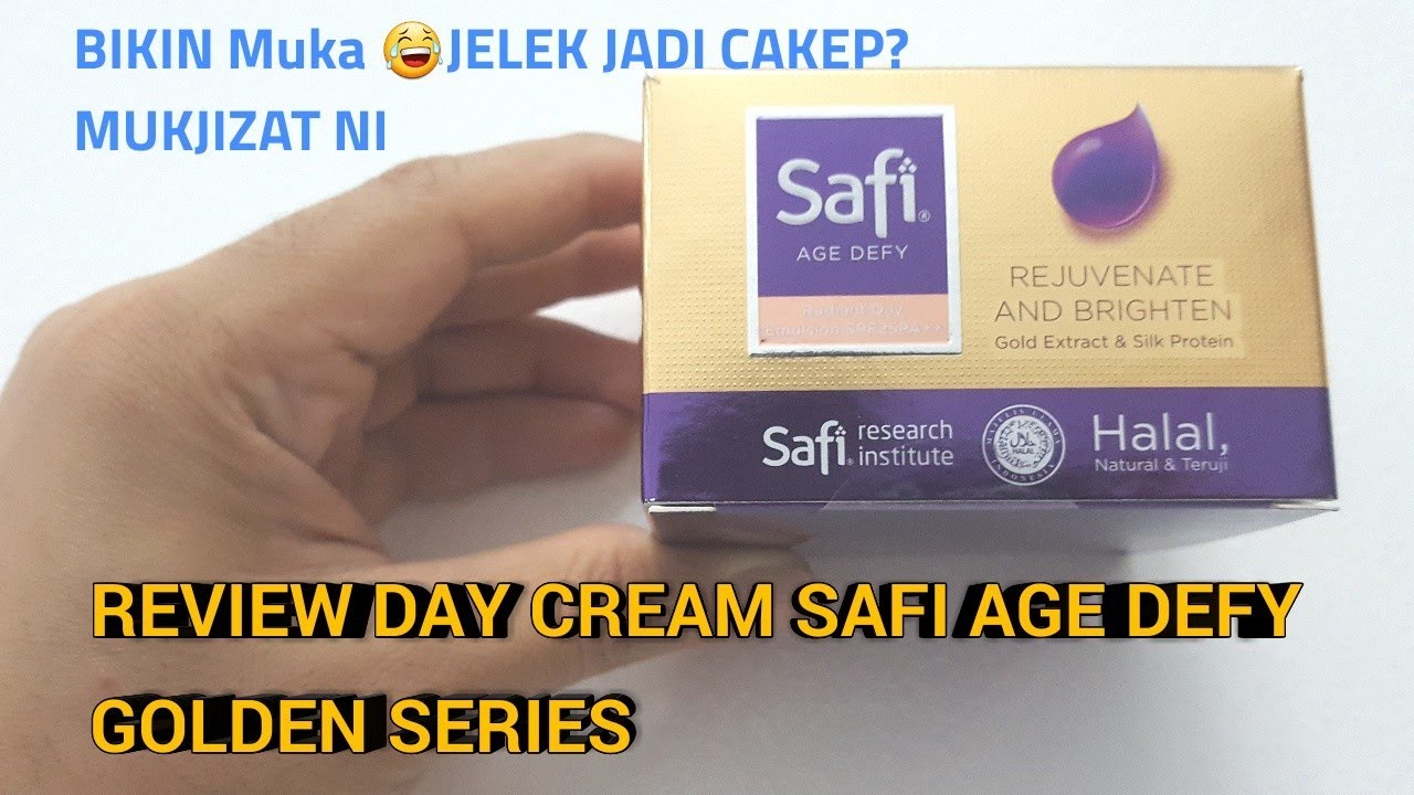 Review produk Safi Day Cream Age defy golden series - YouTube