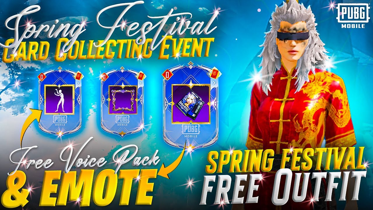 Spring Festival Card Collecting Event | New Event PUBG Mobile | Free ...
