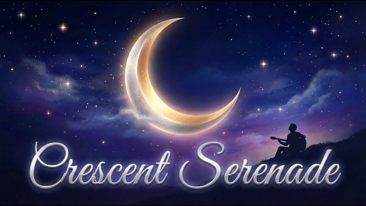 🌙 Crescent Serenade | A Moonlight Song to Soothe Your Weary Night - YouTube
