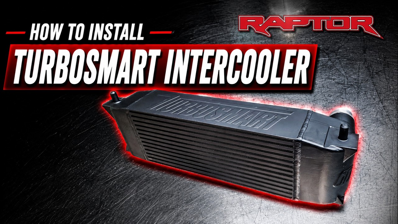 Ford Next Gen Ranger Raptor Turbosmart Intercooler Install Step by Step ...