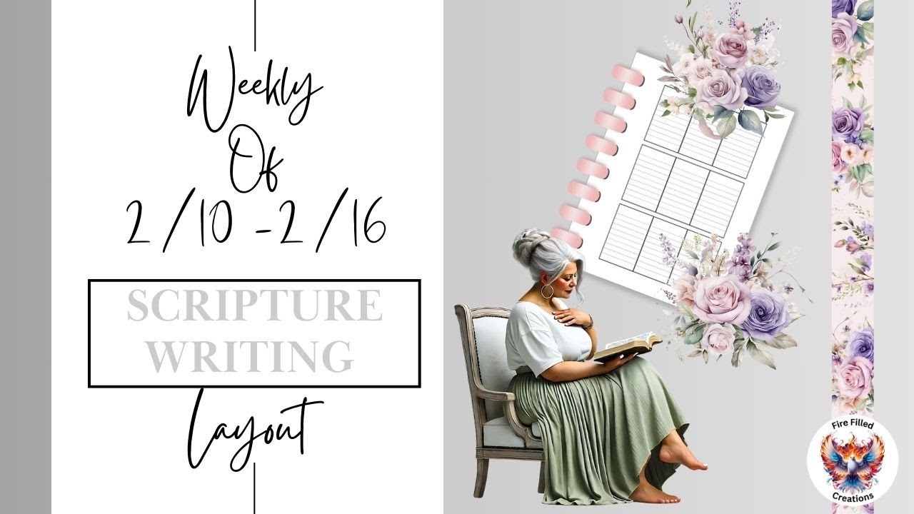Scripture Writing Layout 2nd Week of Feb #devotional #faithjournal # ...