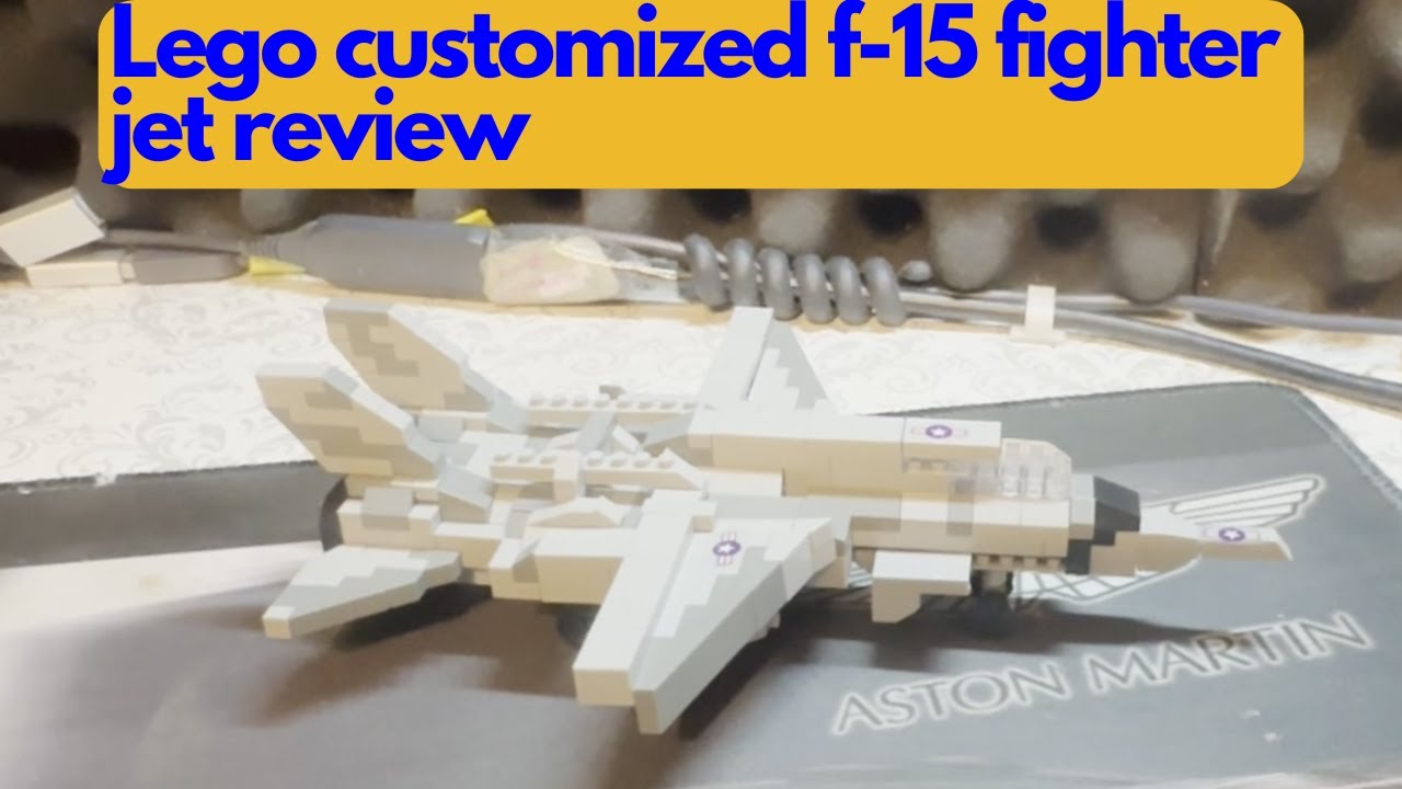 Lego customized f-15 fighter jet review - YouTube