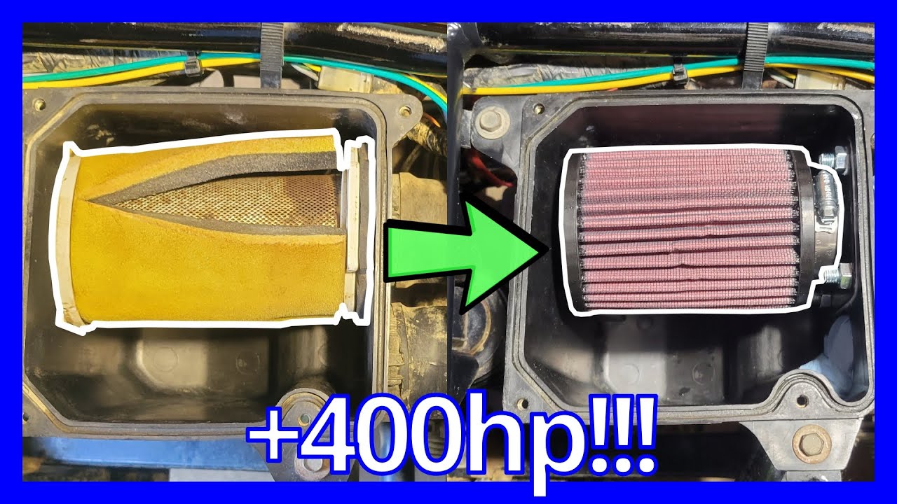 How to Make a Custom K&N Air Filter Mount For an Old ATV (Part 3) - YouTube